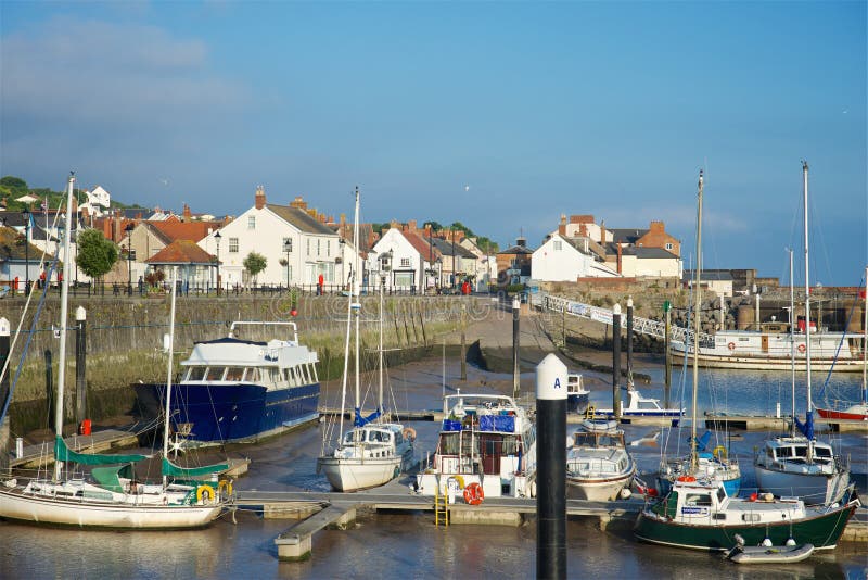 Watchet North Devon UK editorial image. Image of quay - 51366990