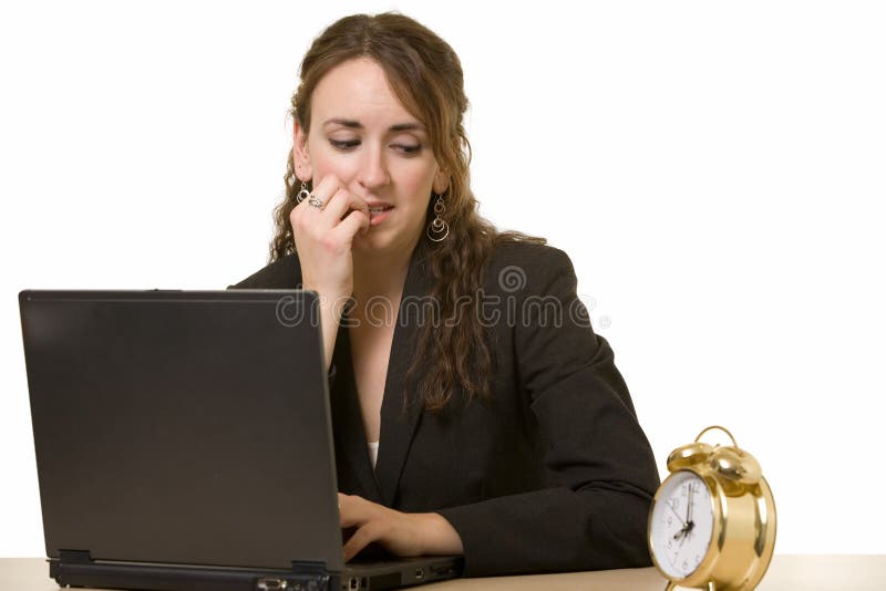 Watching the clock stock photo. Image of attire, computer - 7730746