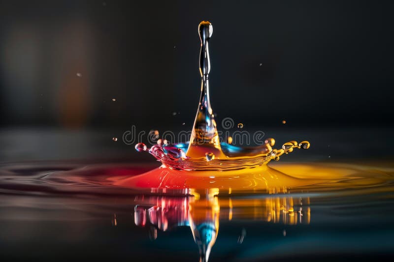 Watching a Colorful Water Drop Splash Frozen in Motion is so Beautiful ...