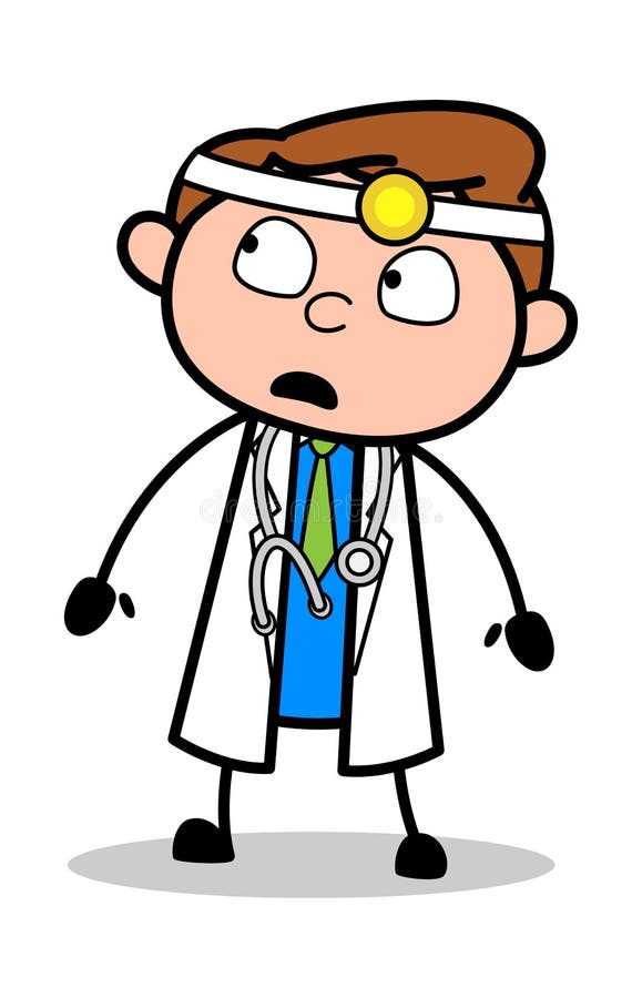 Confused Doctor Cartoon Stock Illustrations – 466 Confused Doctor ...