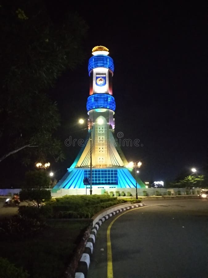 Watching the Diamond Monument Lombok Stock Image - Image of lombok ...