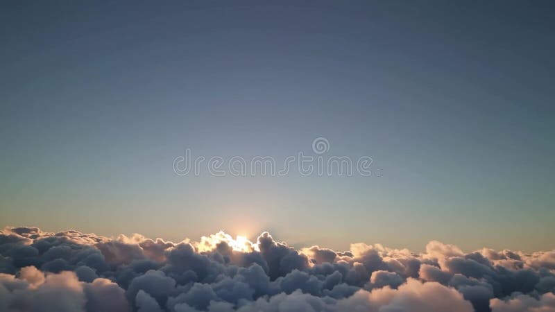 Watching the Movement of Clouds As they Drift Across the Sky Stock ...