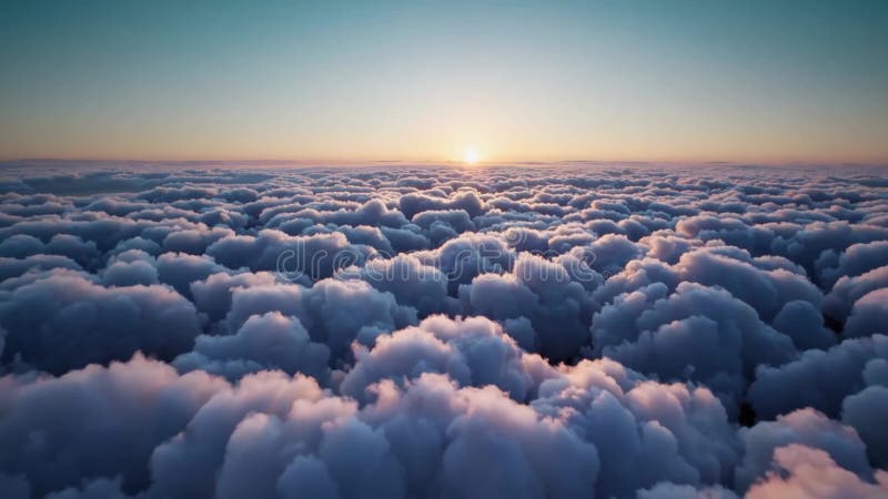 Watching the Movement of Clouds As they Drift Across the Sky Stock ...