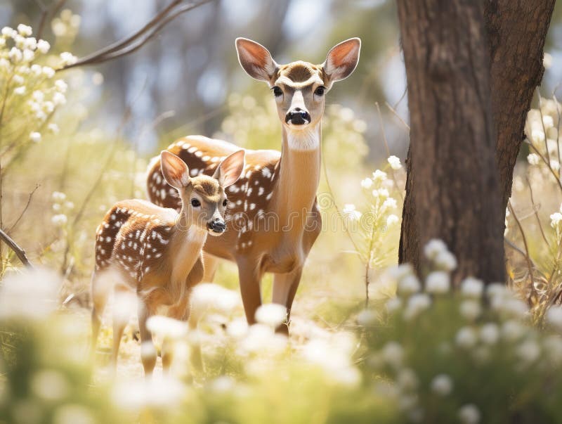 Watching Over Me stock illustration. Illustration of cute - 293687279