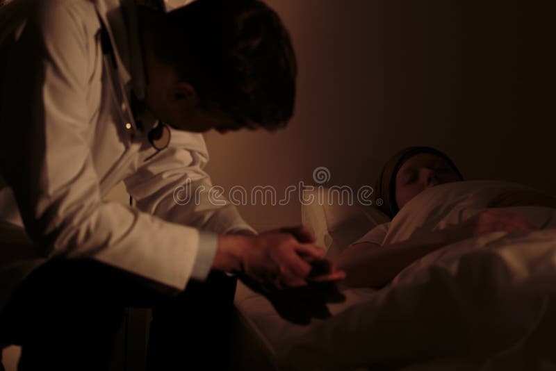 Watching over the patient stock image. Image of childhood - 59572823