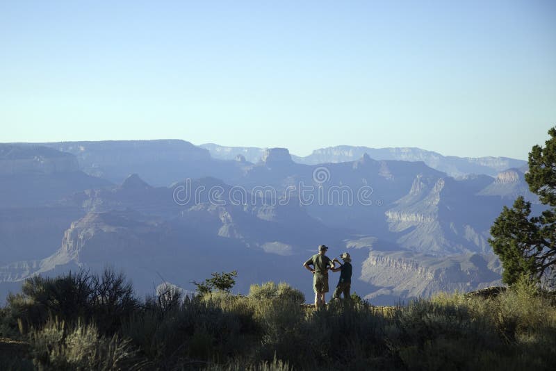 Watching the Sunset at the Edge of Desert View Editorial Image - Image ...