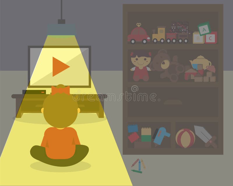 Kids Watching Too Much Tv Stock Illustrations – 3 Kids Watching Too ... Kids Watching Too Much Tv Stock Illustrations – 3 Kids Watching Too ...