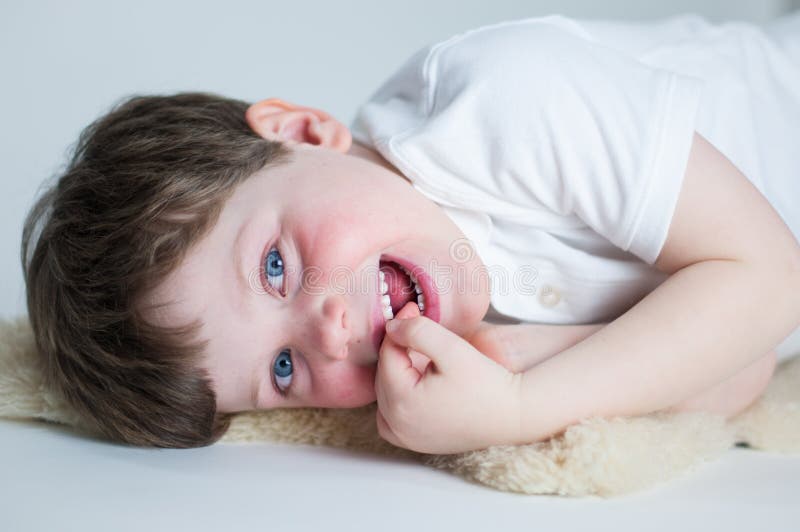 Watching TV on computer stock photo. Image of computer - 30787886