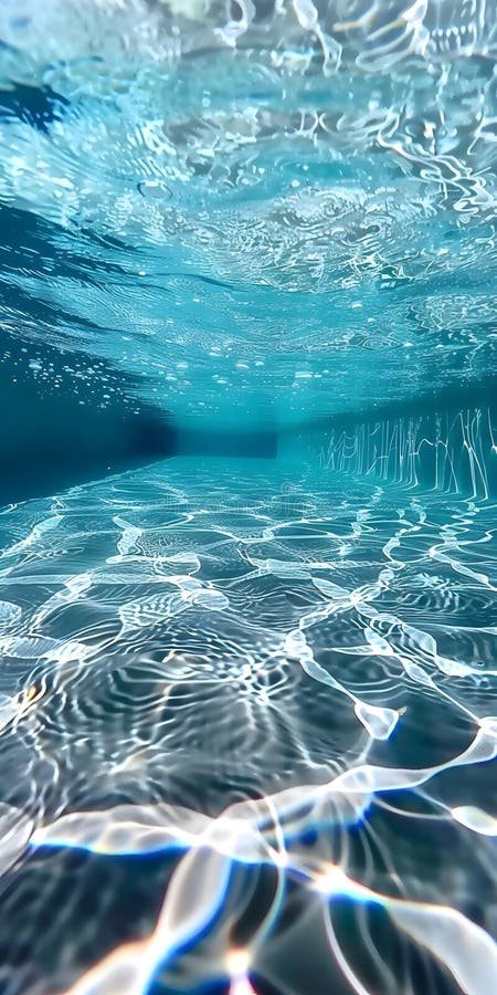 Watching Underwater Waves Brings Relaxation and Nature Connection Stock ...