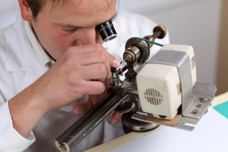 Watchmaker stock image. Image of mechanical, instrument - 18384853