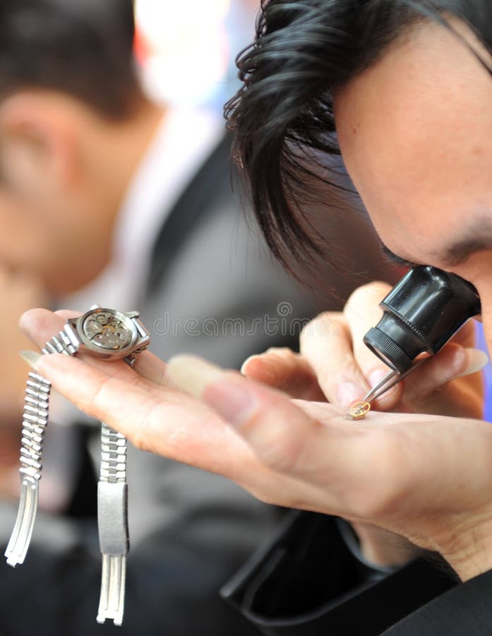 Watchmaker stock photo. Image of examine, minute, objects - 22635184