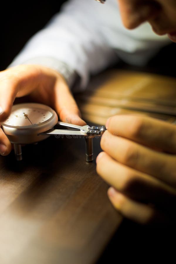 Watchmaking Measurement Gauge Stock Photo - Image of tool, scientist ...