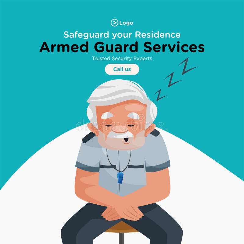 Banner Design of Safeguard Your Residence Services Stock Vector ...