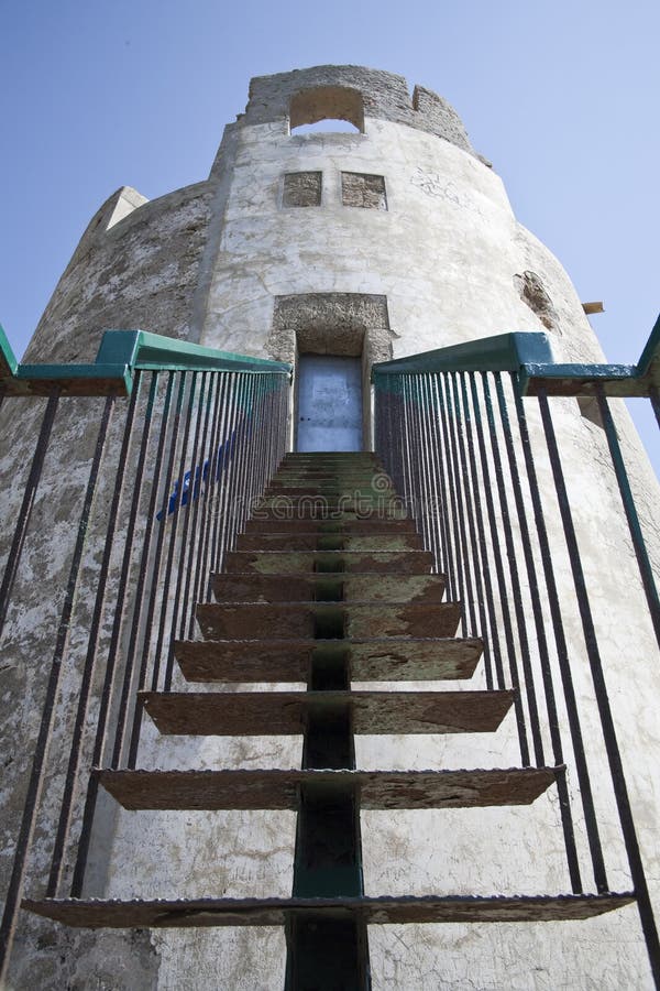 Watchtower stock photo. Image of fortifications, saracen - 12013516