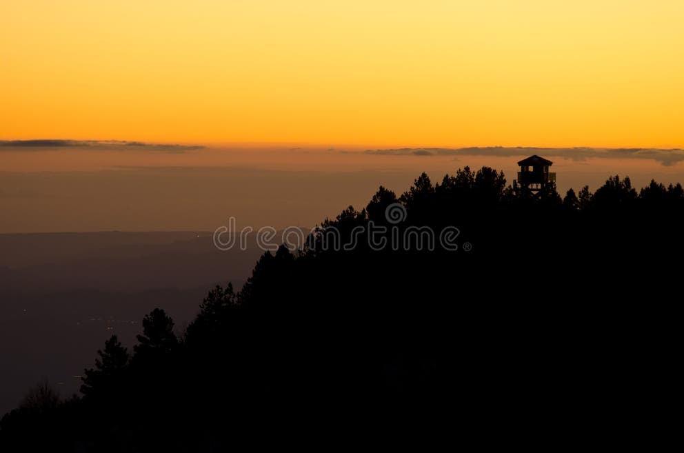 The Watchtower stock photo. Image of exploration, orange - 22684648