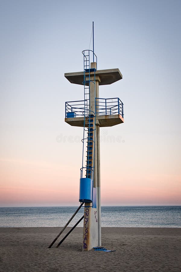 Watchtower stock photo. Image of shore, rescue, beach - 22934906