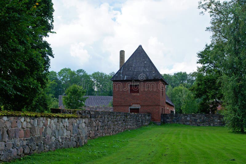 Watchtower stock photo. Image of grass, historic, wall - 26256096