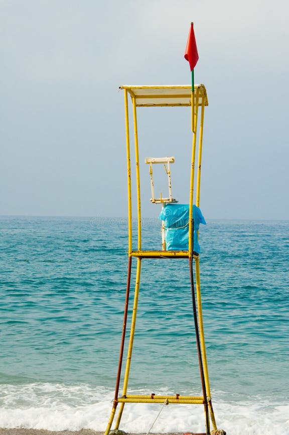 Watchtower stock photo. Image of summer, sand, waves, lookout - 4788964