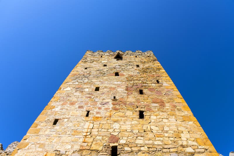 The Watchtower Against the Blue Sky. Stock Image - Image of travel ...