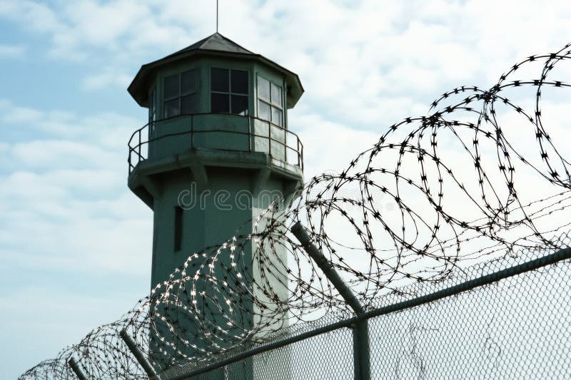 Intimidating Barbed Wire Field. Generate Ai Stock Photo - Image of ...