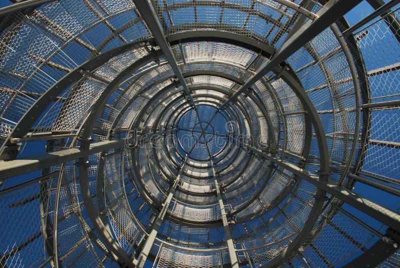 Iron Watchtower Against Blue Sky Stock Photo - Image of summer, balcony ...