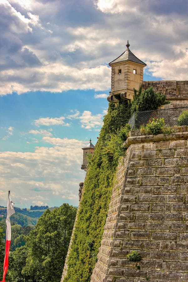Castle wall stock photo. Image of reflection, historic - 92810512