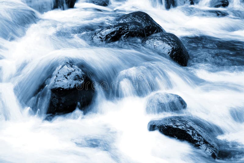 Blue Water Flow stock photo. Image of concept, nature, natural - 230418