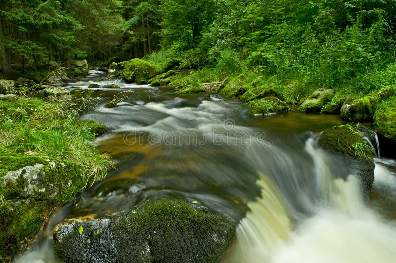 Water Fall of green stock image. Image of cahersiveen, kenmare - 474163