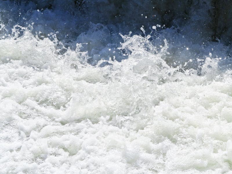 Rushing Water stock photo. Image of blue, water, drop - 11102760