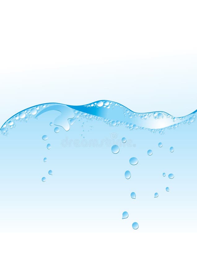 Blue water splash vector stock vector. Illustration of fresh - 92293821
