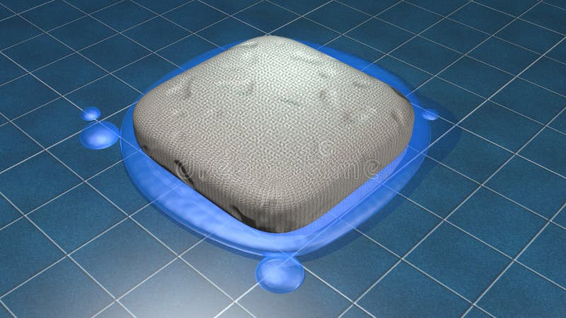 Water Absorbent Material Soaks Up Liquid , Water Drops , Puddle. View 6 ...