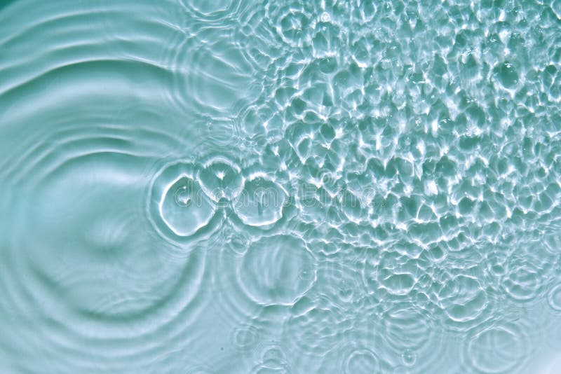 Water Abstract Background with Blue Rippled Aqua Texture, Splash Circle ...