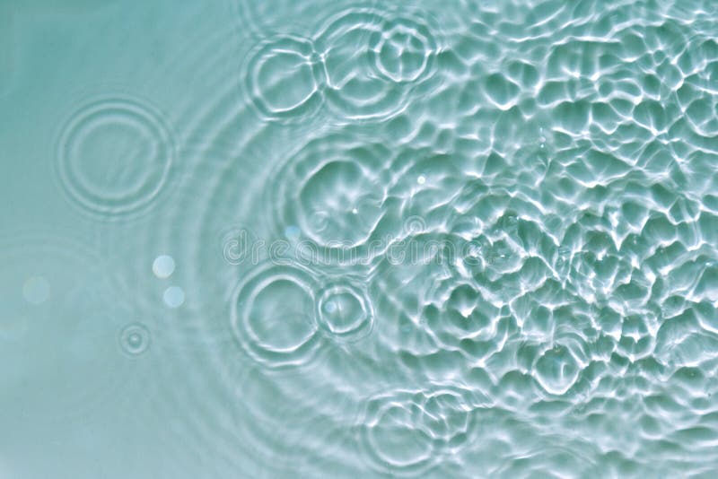 Water Abstract Background with Blue Rippled Aqua Texture, Splash Circle ...