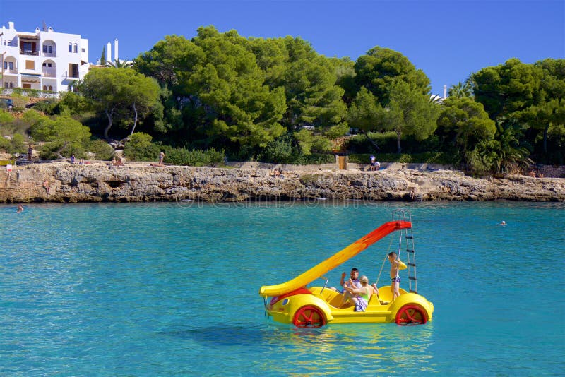 Water Activities in Mallorca Editorial Stock Photo - Image of ...