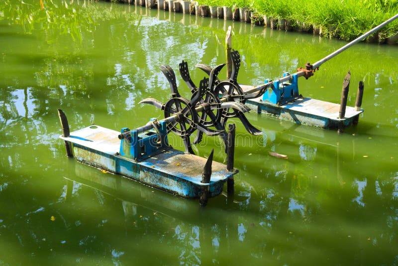 Aeration turbine stock image. Image of axle, aerator - 89513725