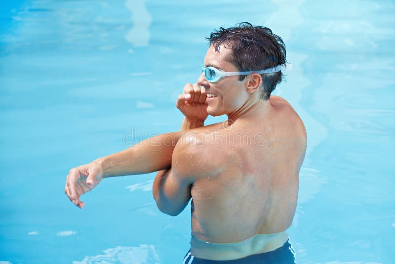 Water Aerobics in Swimming Pool Stock Photo - Image of caucasian ...