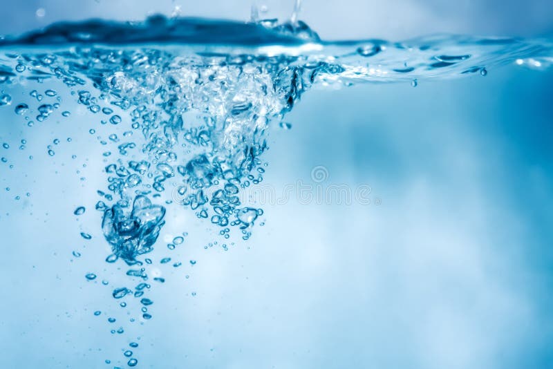 Water Air Bubbles Background Stock Photo - Image of cold, healthy ...