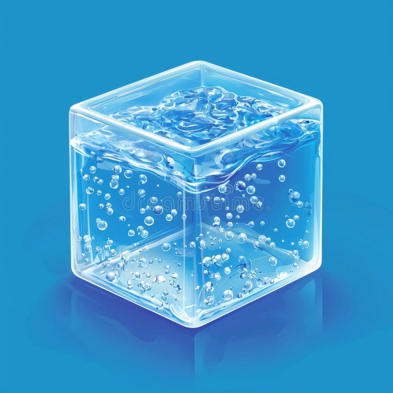 Water and Air Bubbles Filled in a Glass Container Stock Photo - Image of sparkling, calm: 383072134