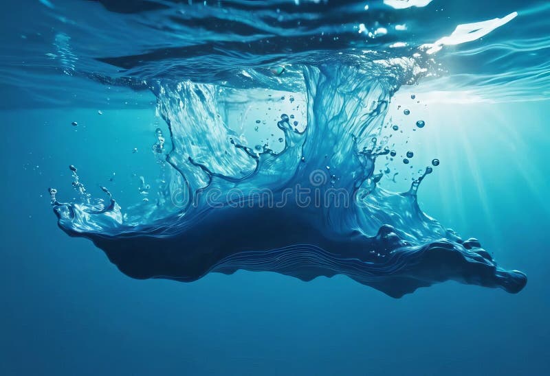 Water and Air Bubbles Over White Background Stock Image - Image of ...