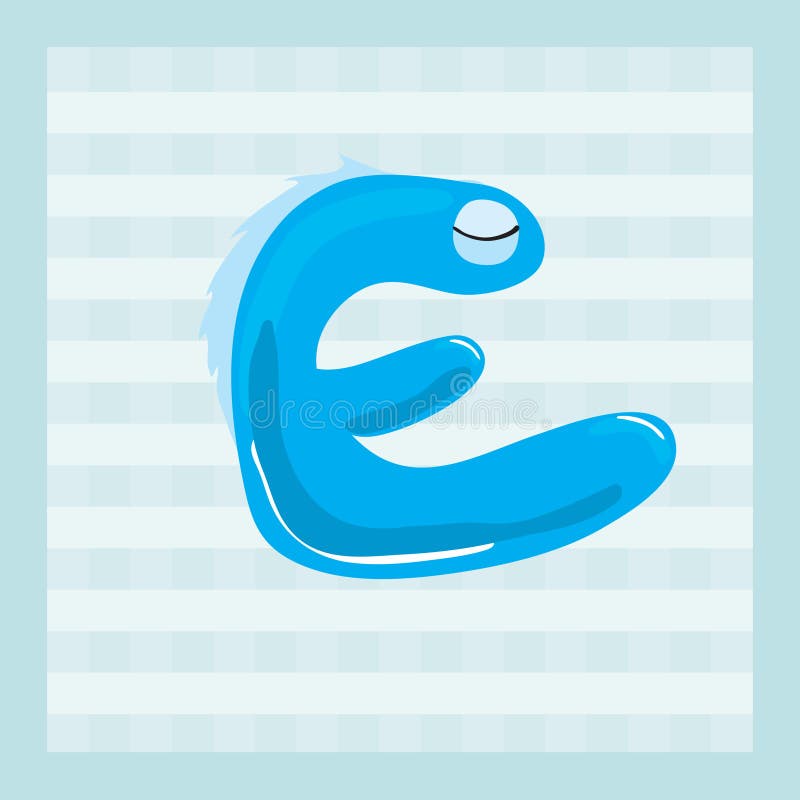 Letter E Water Alphabet Stock Illustrations – 444 Letter E Water ...
