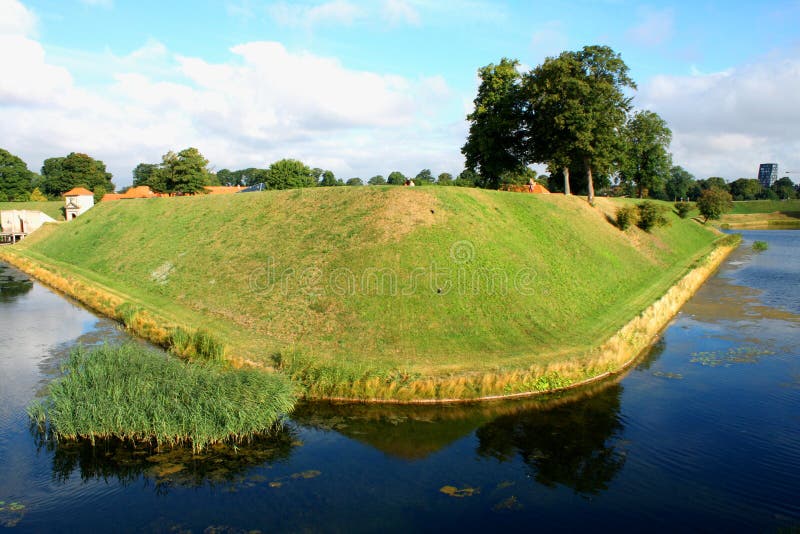 Water Around the Citadel of Castellet in Copenhagen, Denmark Stock ...