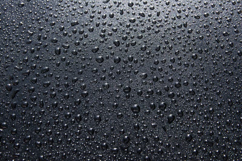 Water Drop on Black Background. Water Drop Gradient on Black Texture ...