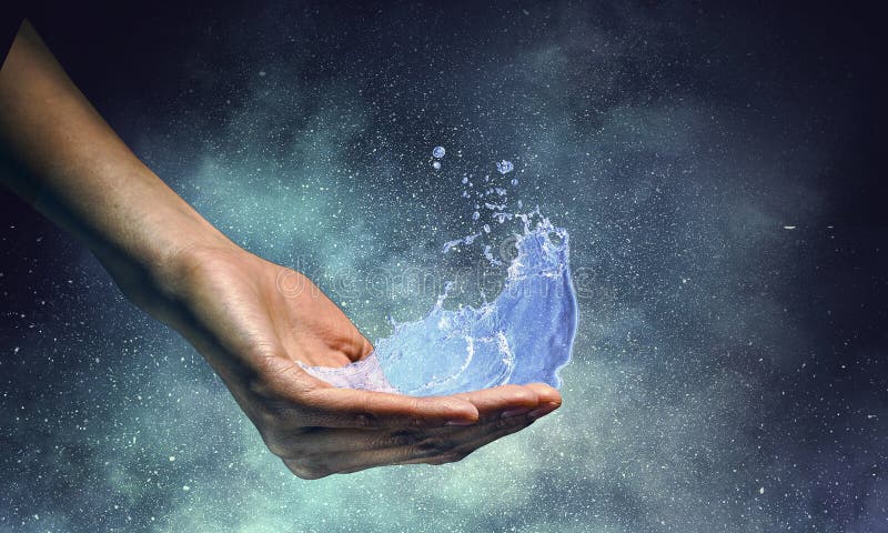 Water as life source stock image. Image of conservation - 105820627