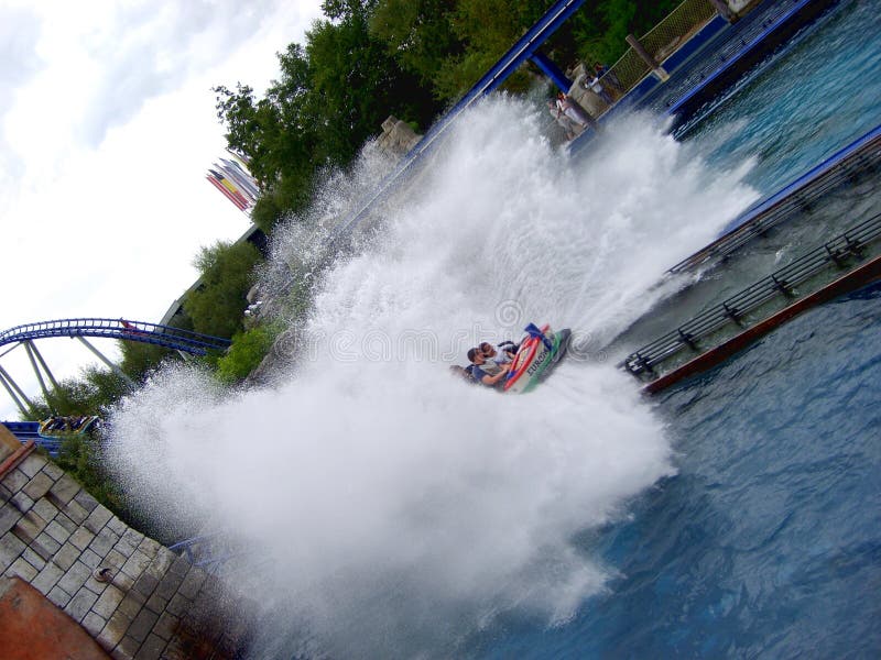 Water Attraction in Europe Park in Germany Editorial Photo - Image of ...