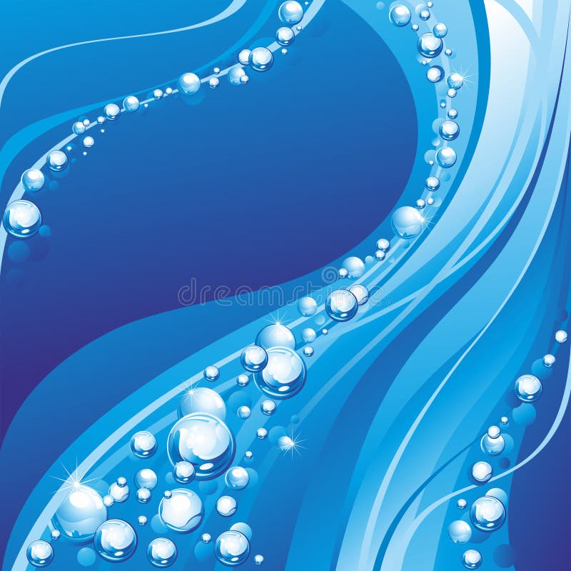 Water background. stock vector. Illustration of flowing - 27145169