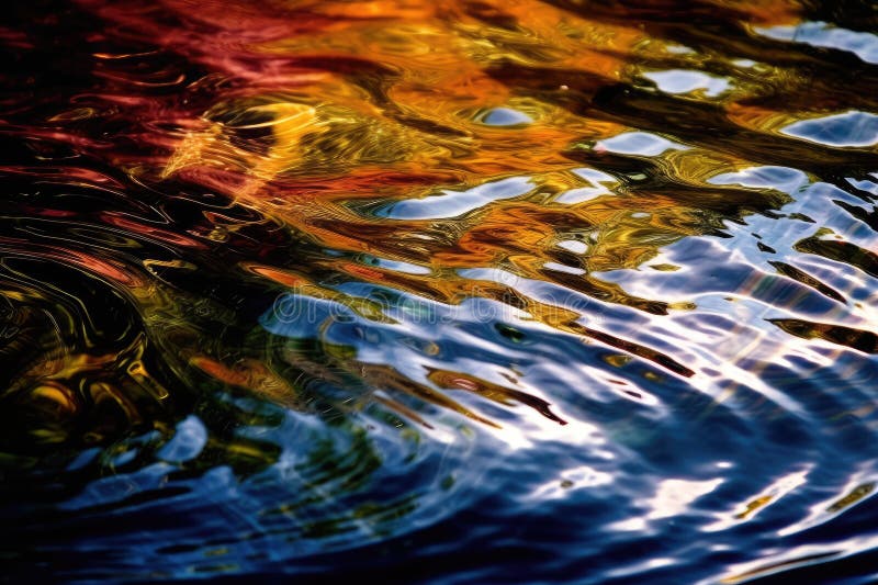 Water Background that Captivates the Eye with Its Unique Shapes, Colors ...