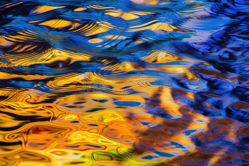 Water Background that Captivates the Eye with Its Unique Shapes, Colors ...