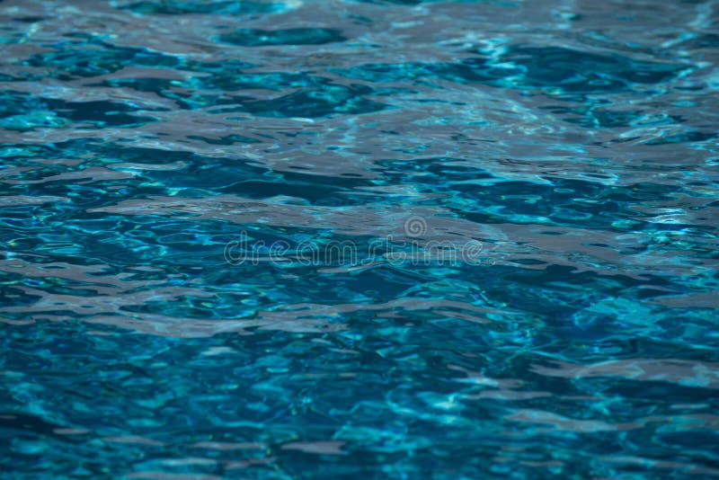 Water Background, Ripple Waves. Blue Swiming Pool Pattern. Sea Surface ...