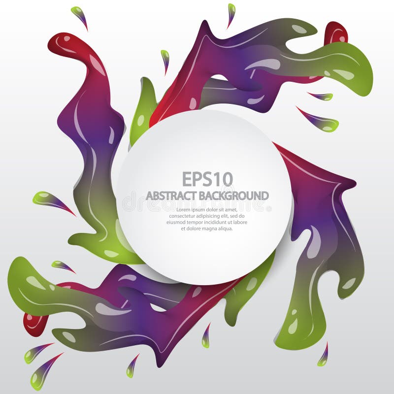 Water Background Splash Background Design Template Stock Vector ...