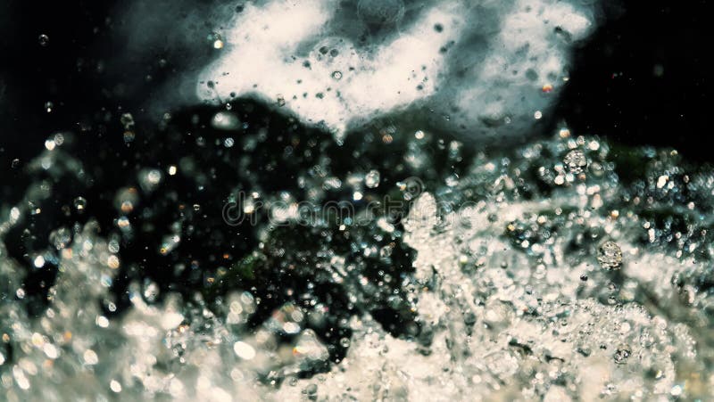 Water Backgrounds with Foam Spray Fast Flow Stock Photo - Image of ...